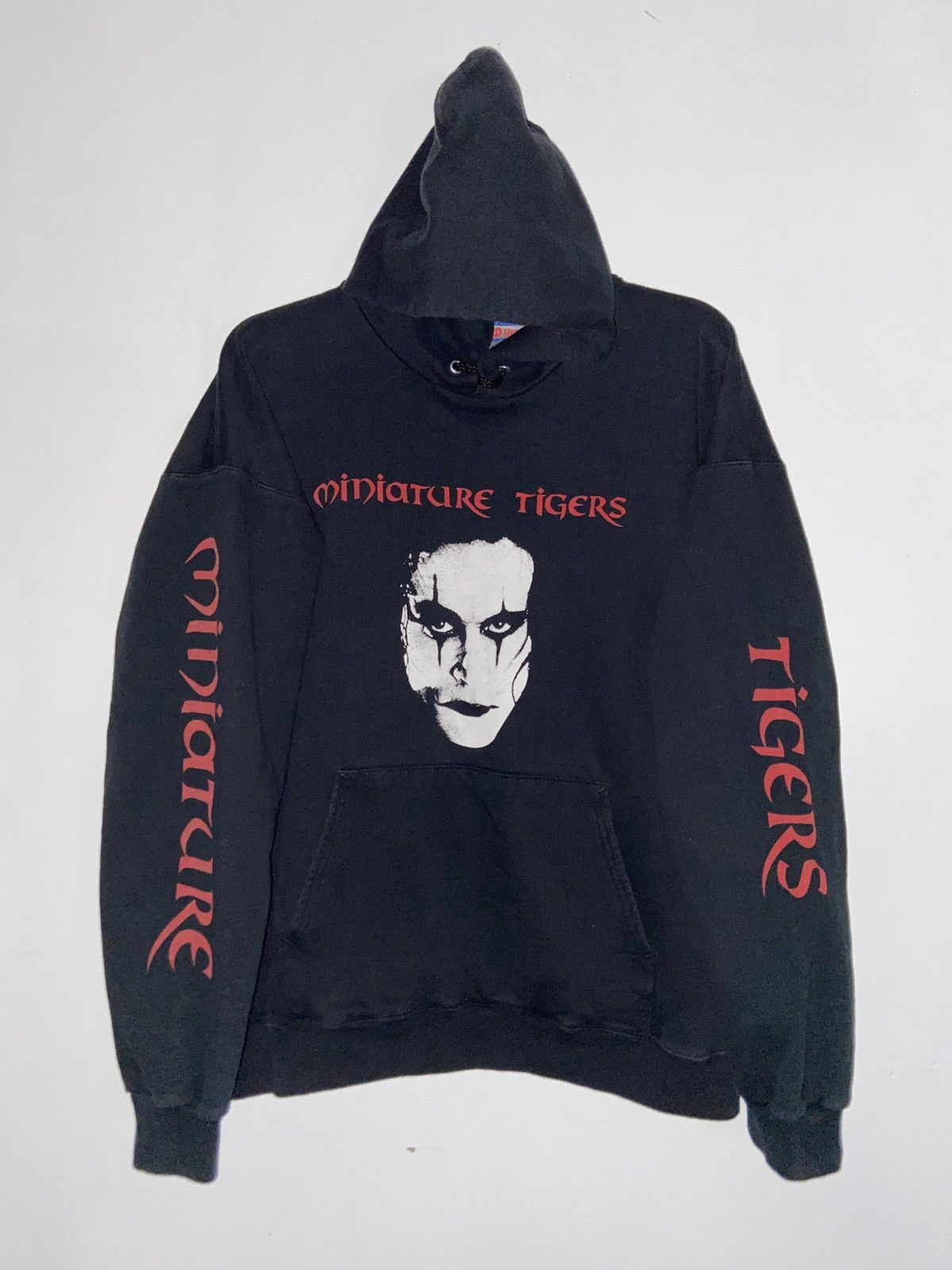 Streetwear The Crow Movie Merch Hoodie L Hanes UNI Miniature Tigers 1/1 ...