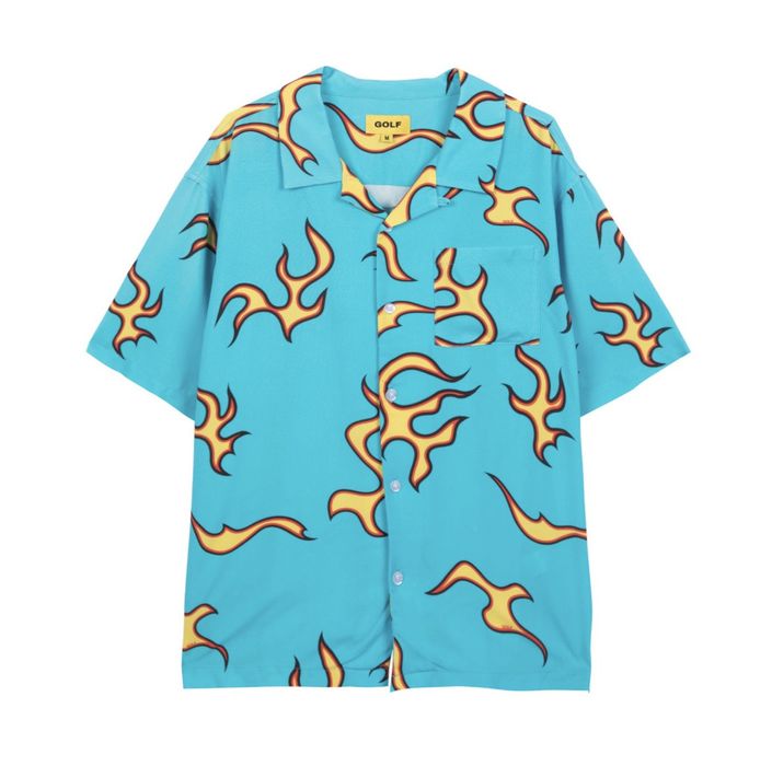 Golf Wang GOLF WANG Flame Button Up Size Small (GOLF 10yr Anniversary ...