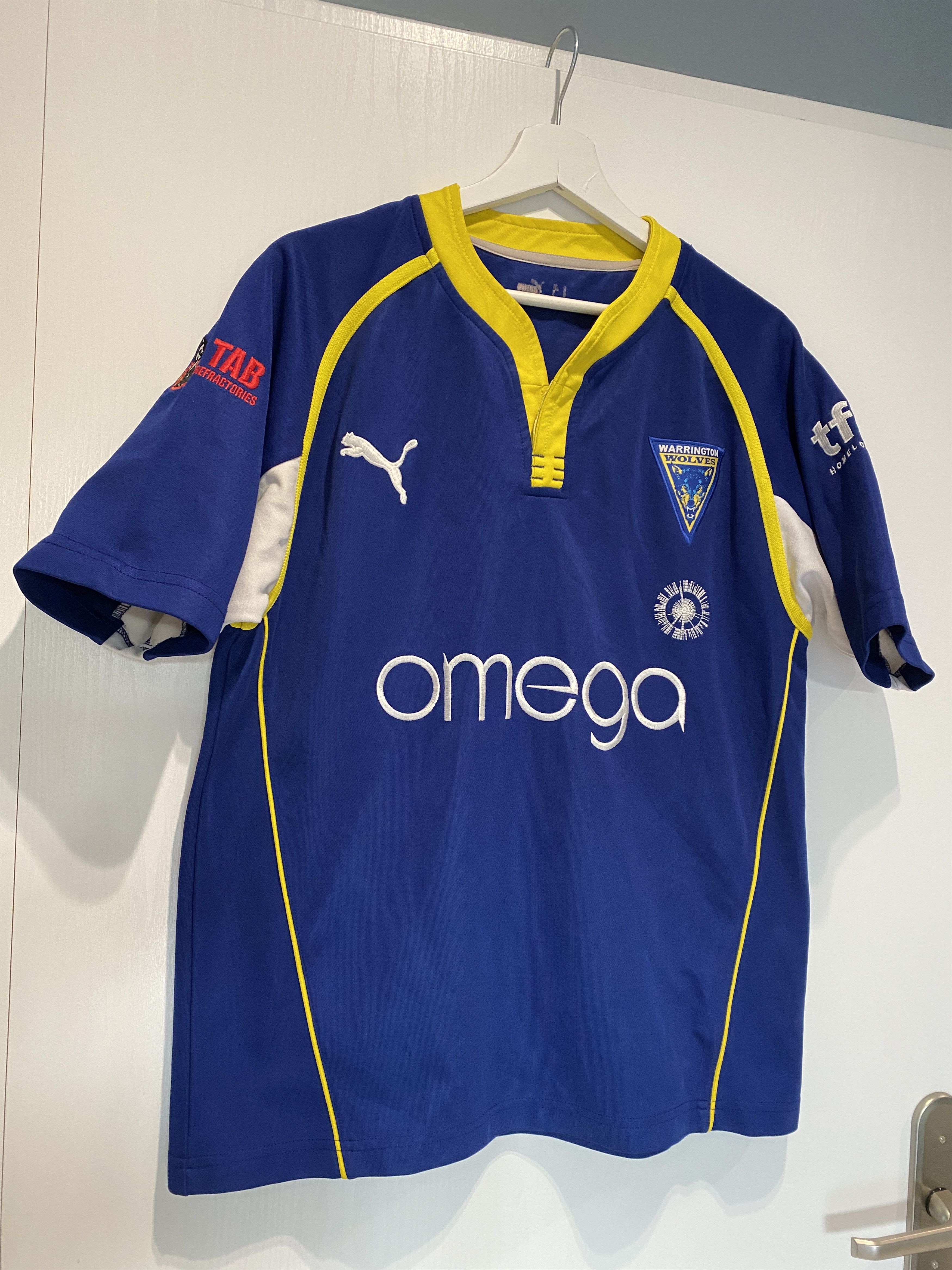 England Rugby League × Puma Warrington Wolves TheWire rugby shirt y2k ...