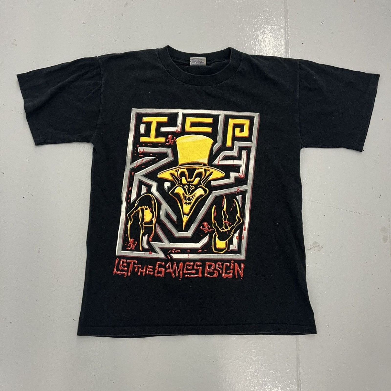 Other Vintage 90s Insane Clown Posse ICP Black Band T-Shirt | Grailed