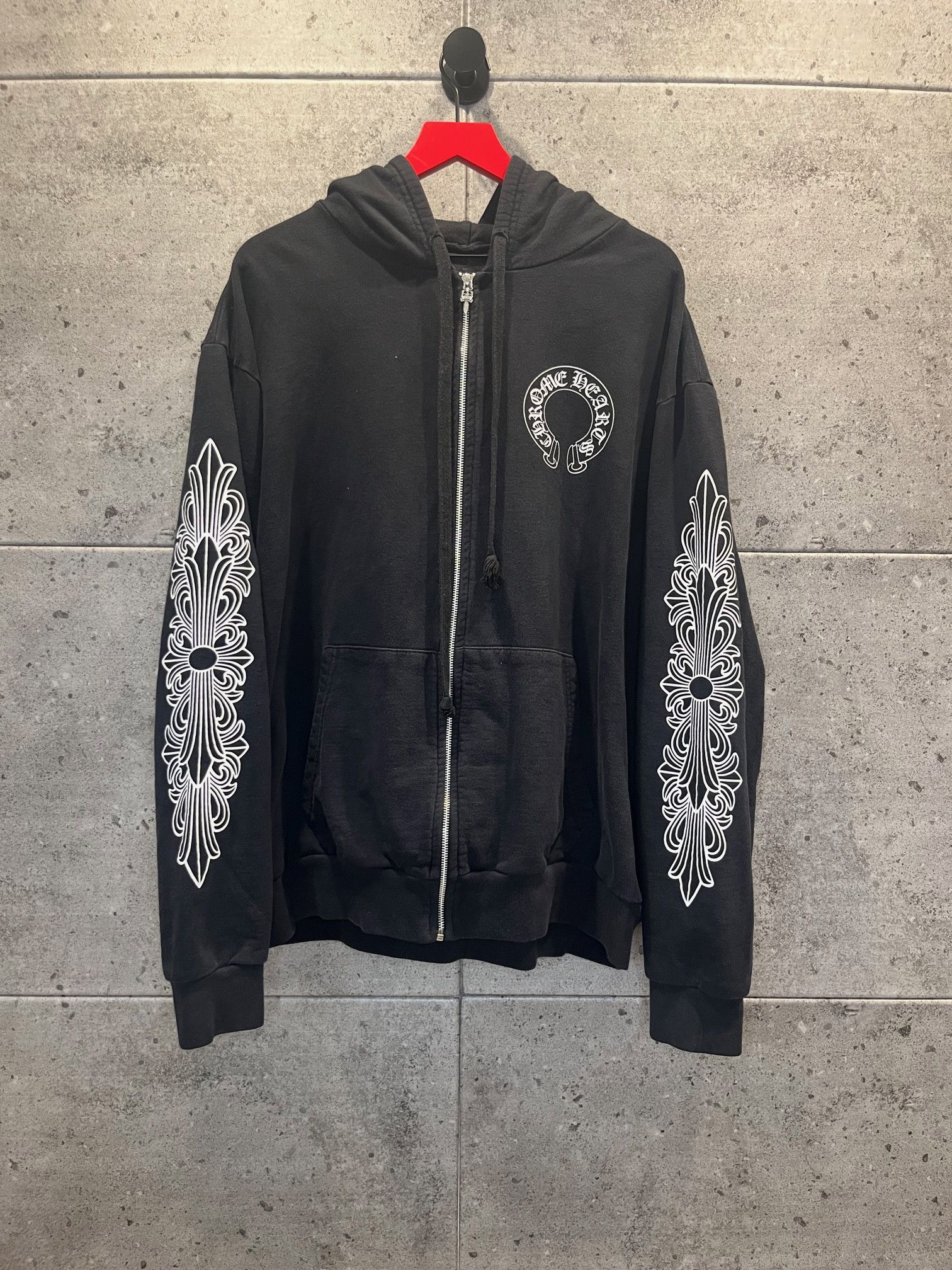 Chrome Hearts chrome hearts zip up hoodie | Grailed