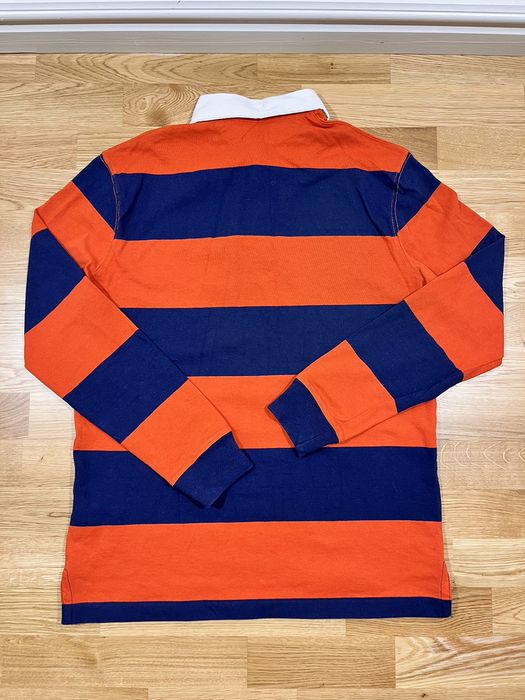 Polo Ralph Lauren Iconic Orange/Blue Polo Kanye West Rugby Shirt | Grailed