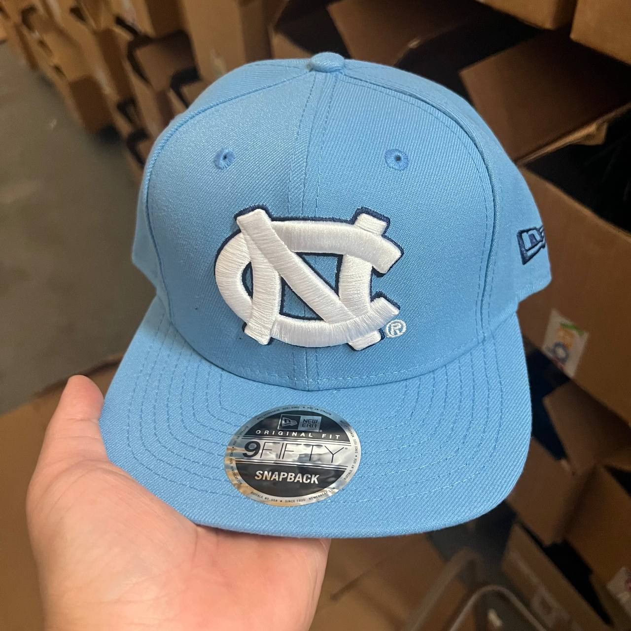 New Era Air Jordan UNC Blue North CarolinaTar Heels Hat Snapback Cap ...