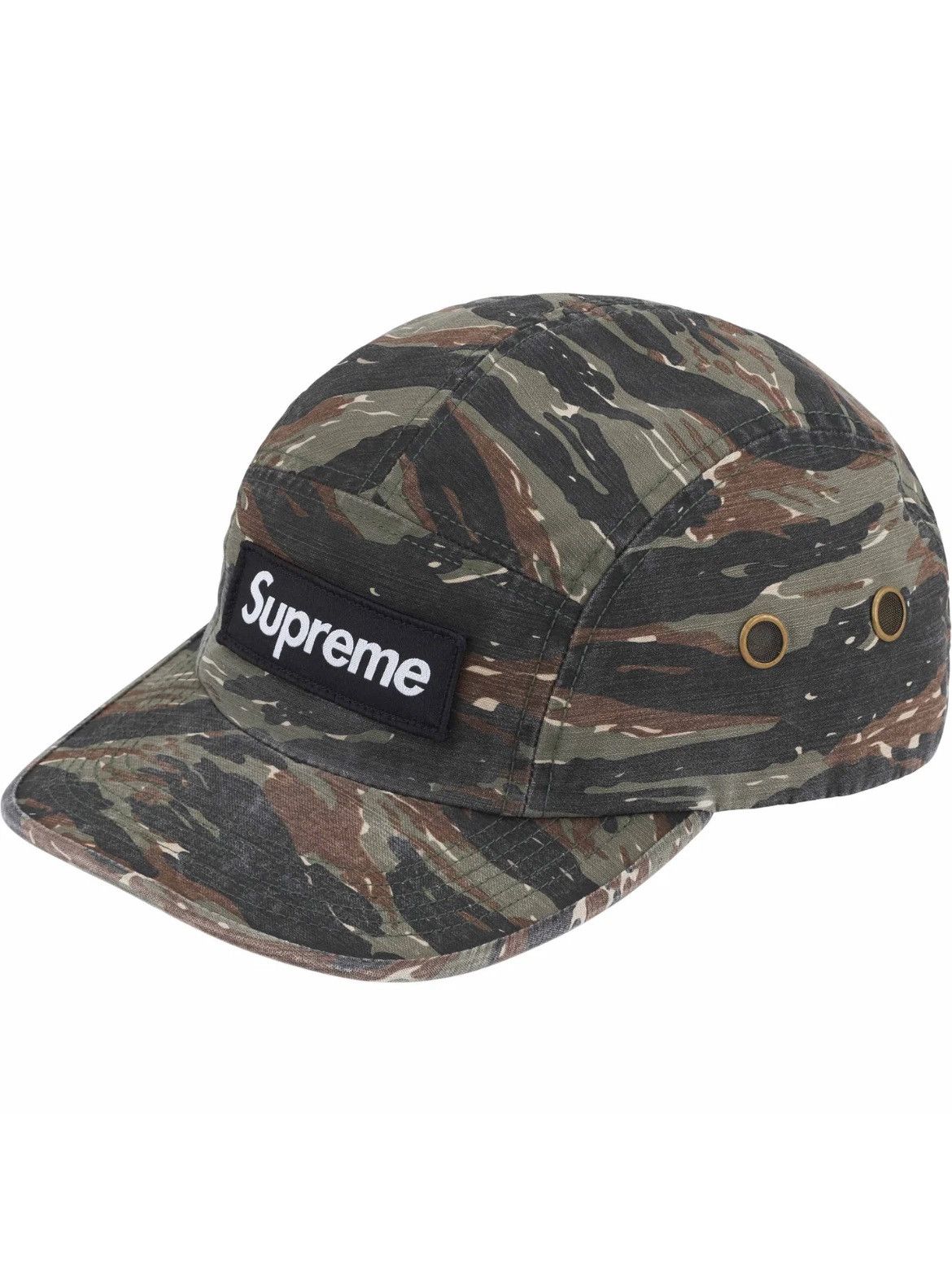 Supreme Supreme Tiger Camo Military Camp Cap | Grailed