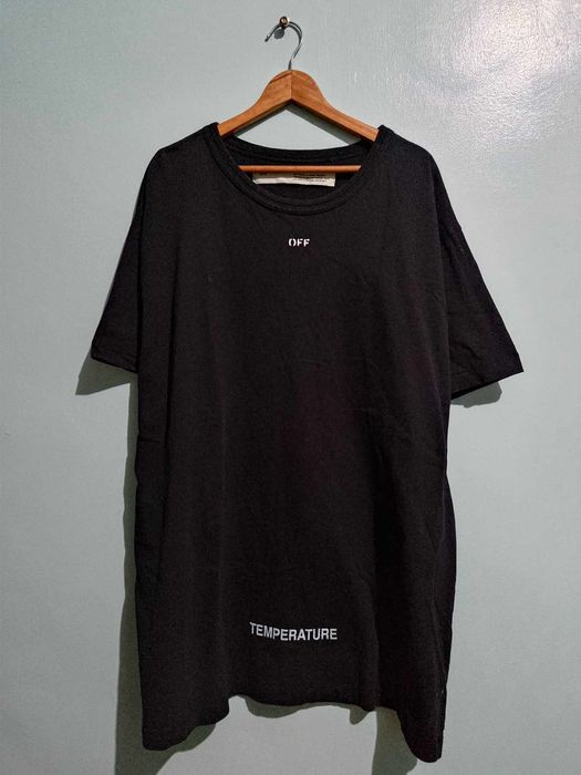 Off-White Off-White temperature tee | Grailed