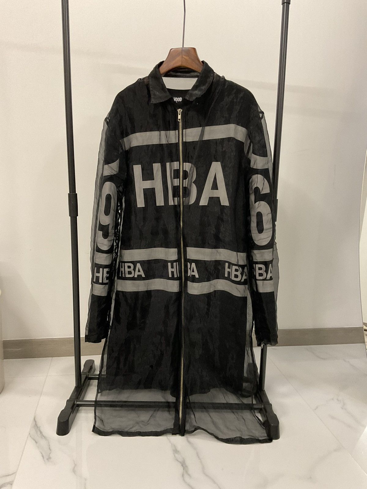 Hood By Air Hood by air 69 mesh zip up shirt | Grailed