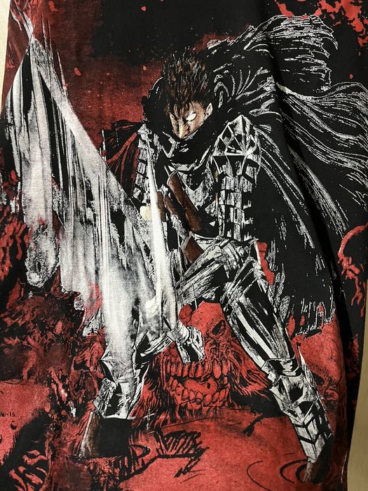Vintage MODERN BOOTLEG BERSERK “GUTS vs GOD HAND” AOP TEE | Grailed