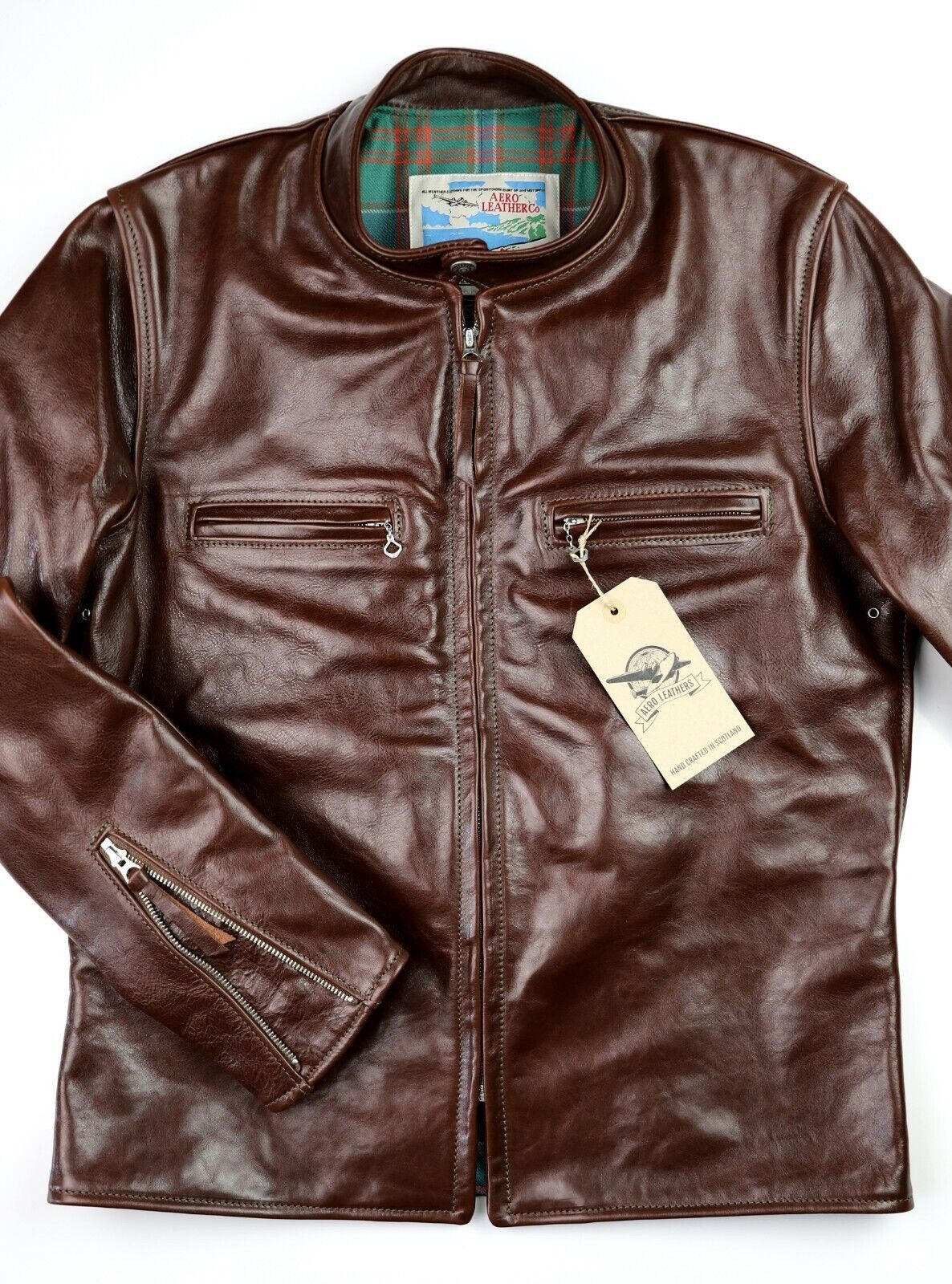 Aero Leathers Aero Board Racer Buco J-100 42 Tobacco Badalassi Italian ...