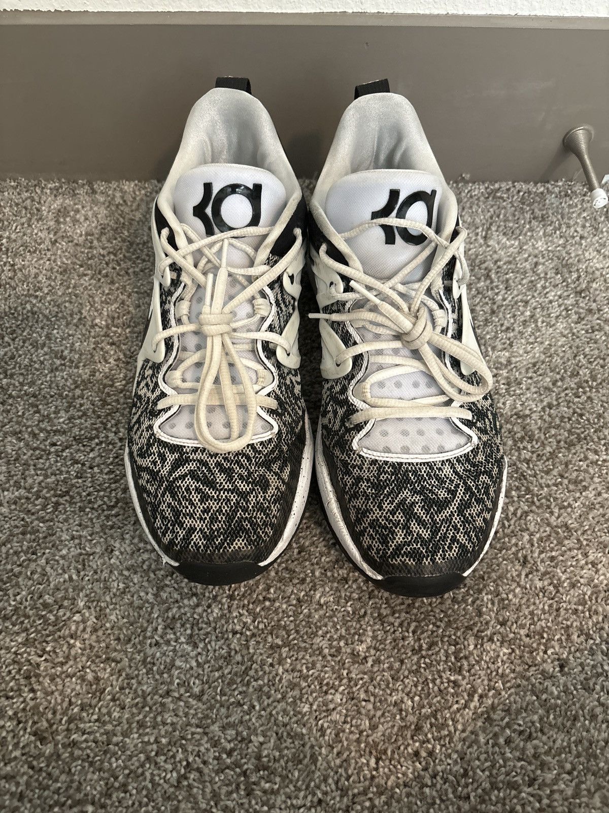 Nike Nike KD 15 Oreo White USED | Grailed