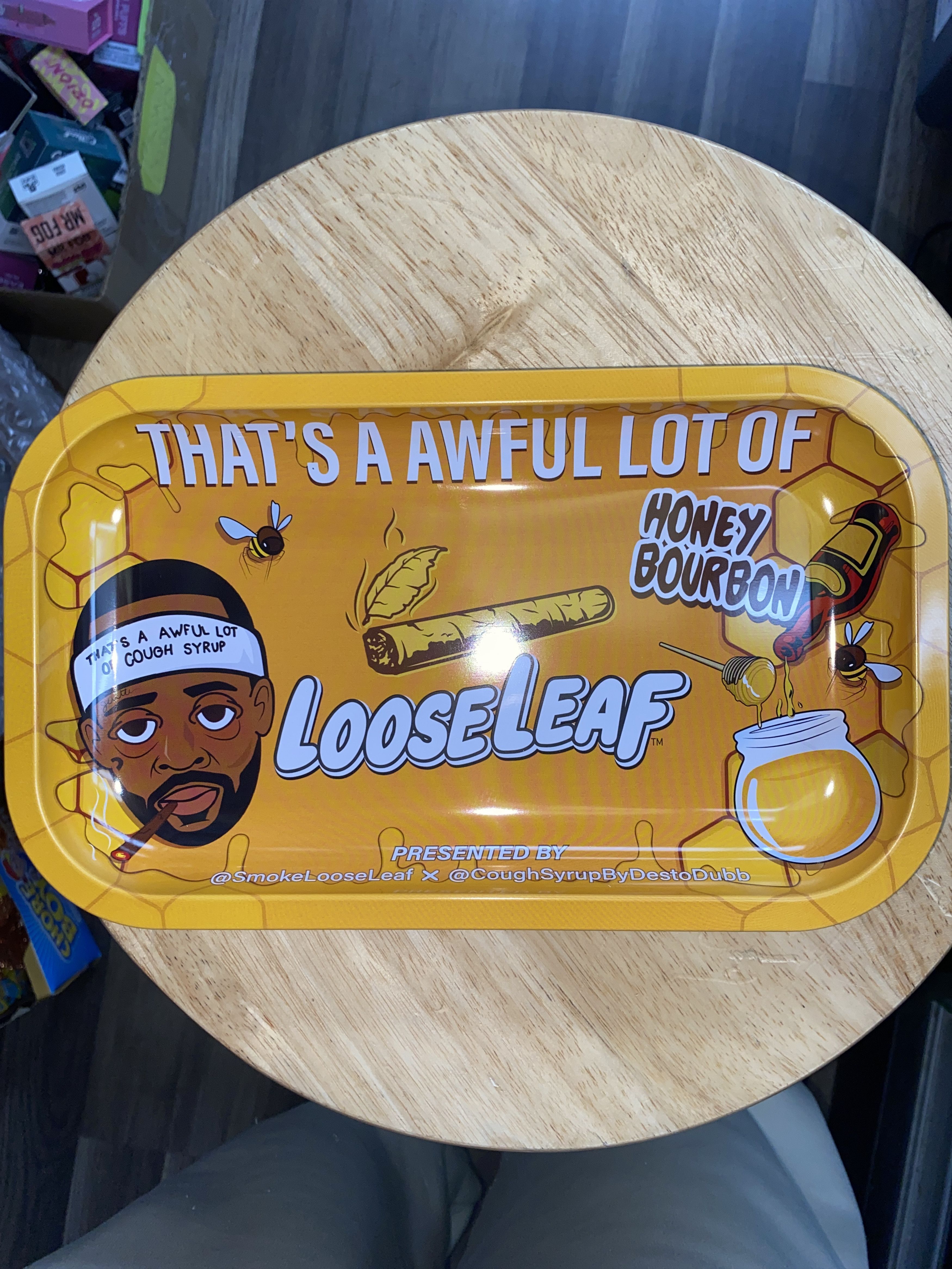 Awful Lot of Cough Syrup That’s A Awful Lot Of looseleaf tray | Grailed