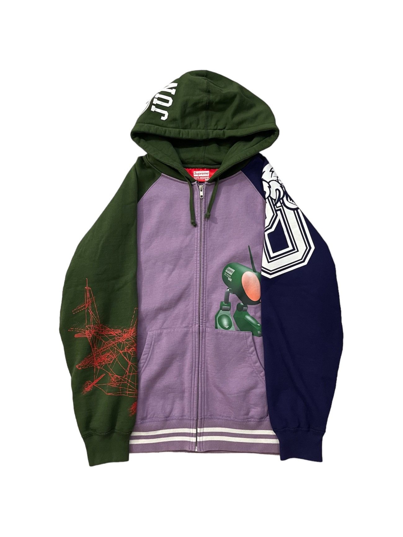 Comme des Garcons × Junya Watanabe × Supreme Junya Watanabe x Supreme Zip-Up Hoodie | Grailed