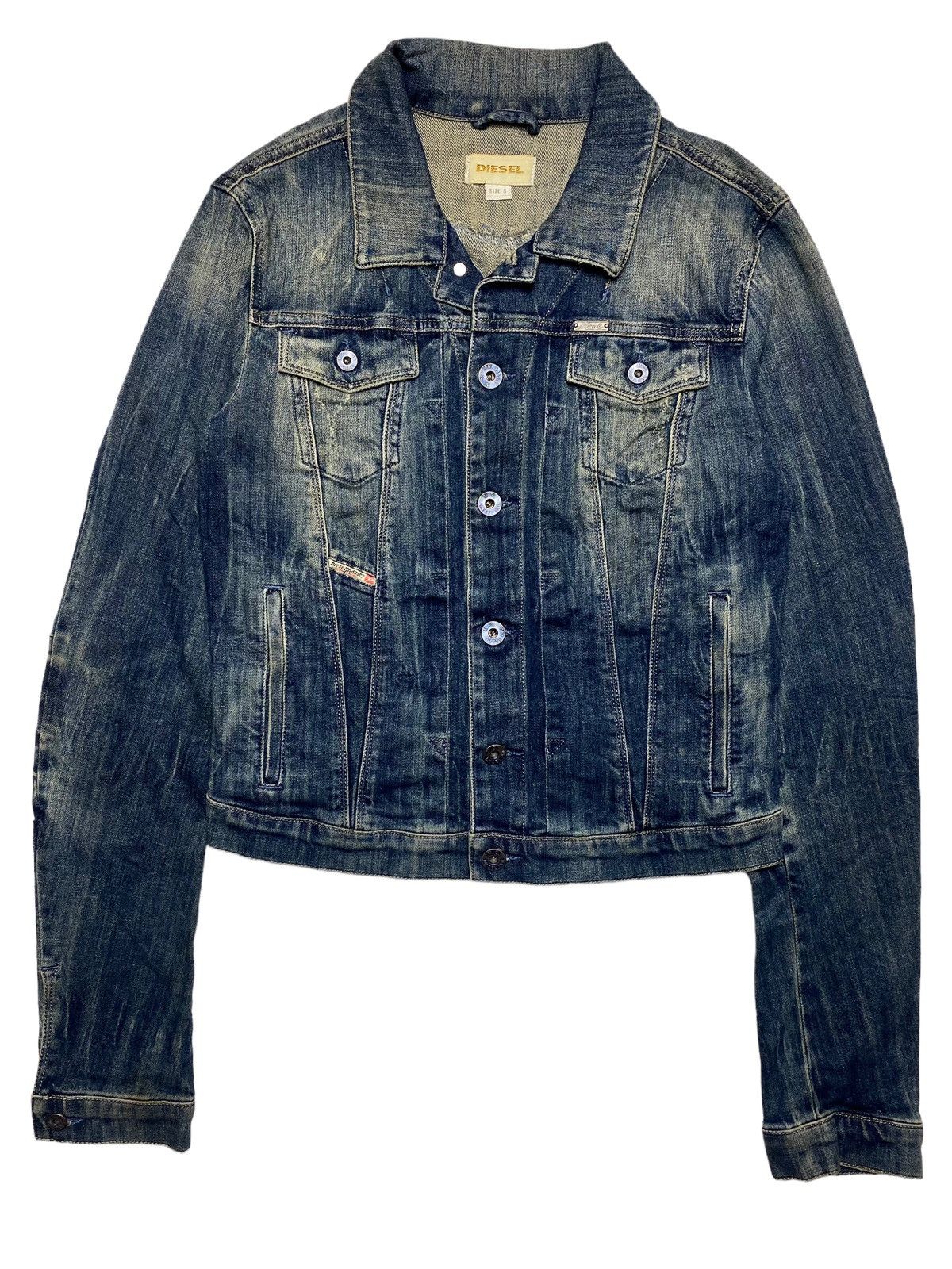 Diesel 2000s Diesel - Mudwash Extra Longsleeve Denim Jacket | Grailed