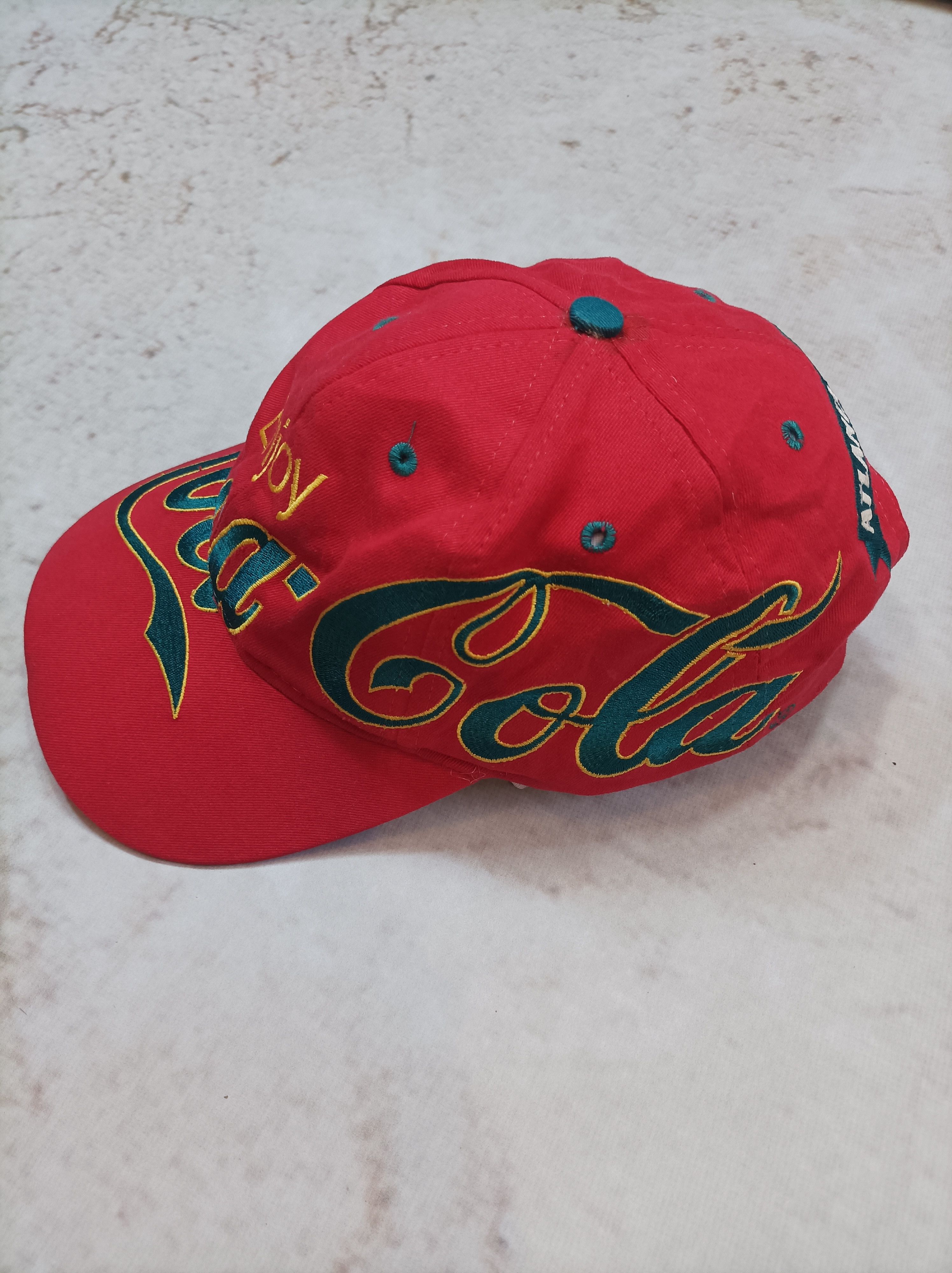 Coca Cola 90s vintage coca cola atlanta embroidered cap Y2k style | Grailed