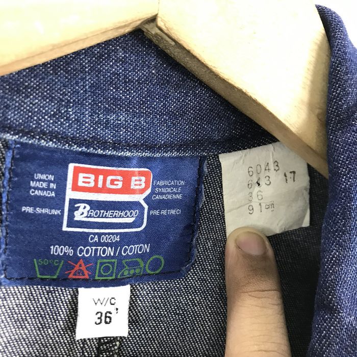 Big Mac Vintage Big B Brotherhood Denim Jeans Chore Works Jacket | Grailed
