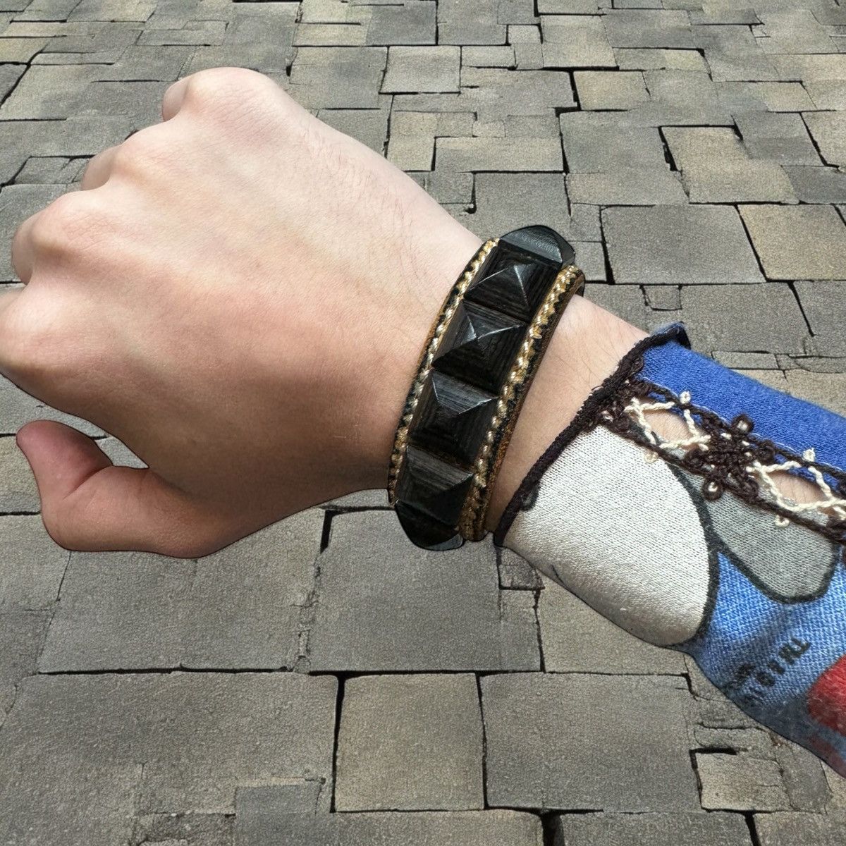 Undercover SS03 Undercover Scab Studded Bracelet | Grailed
