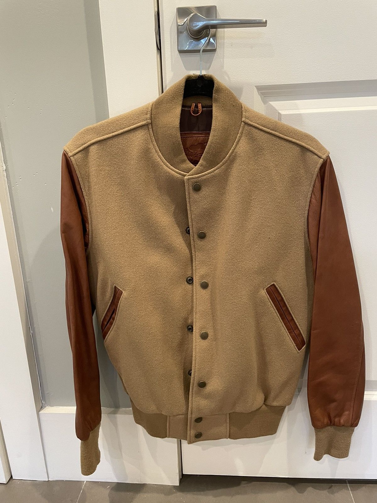 Roots Roots Tan Varsity Jacket | Grailed