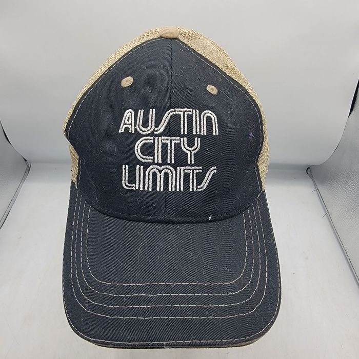 Cobra Austin City Limits Hat ACL Logo Trucker Cap Black Tan Adjust ...