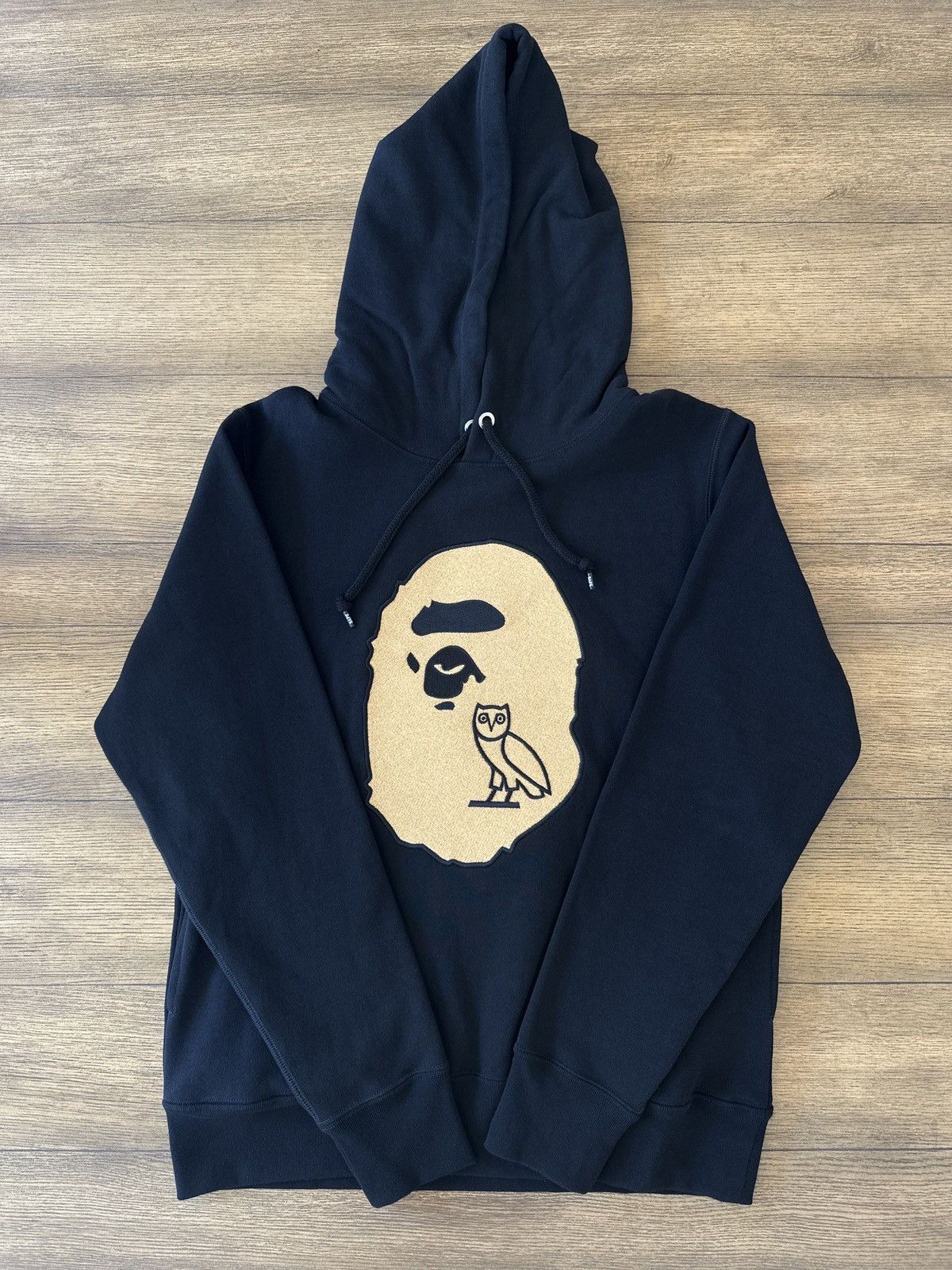 Octobers Very Own BAPE x OVO Ape Head Pullover Hoodie | Grailed