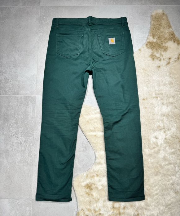 Vintage "Carhartt WIP Green Slam Pants" | Grailed