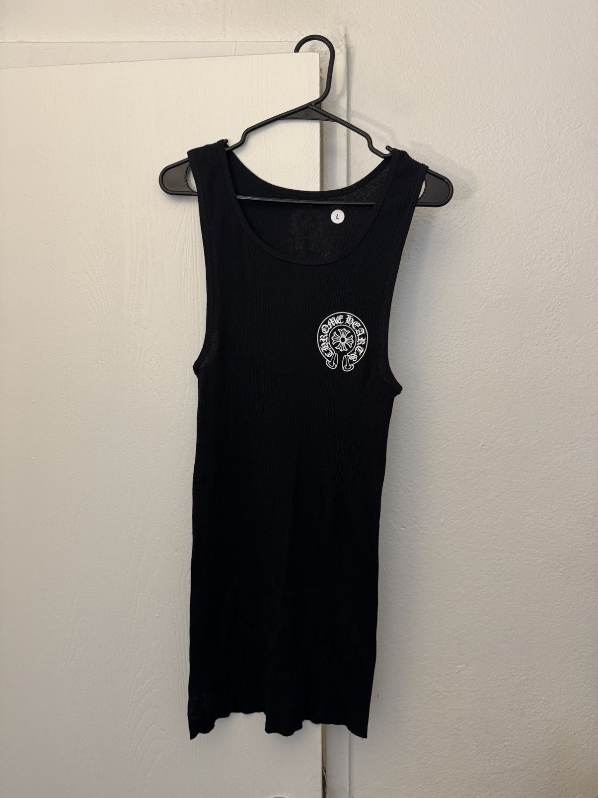 Chrome Hearts Chrome Hearts Horseshoe Black Tanktop | Grailed