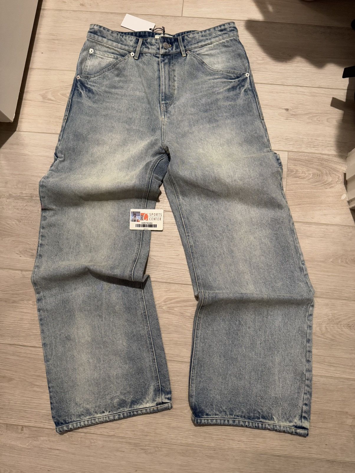 Other Joshua Mohamed wide leg denim | Grailed