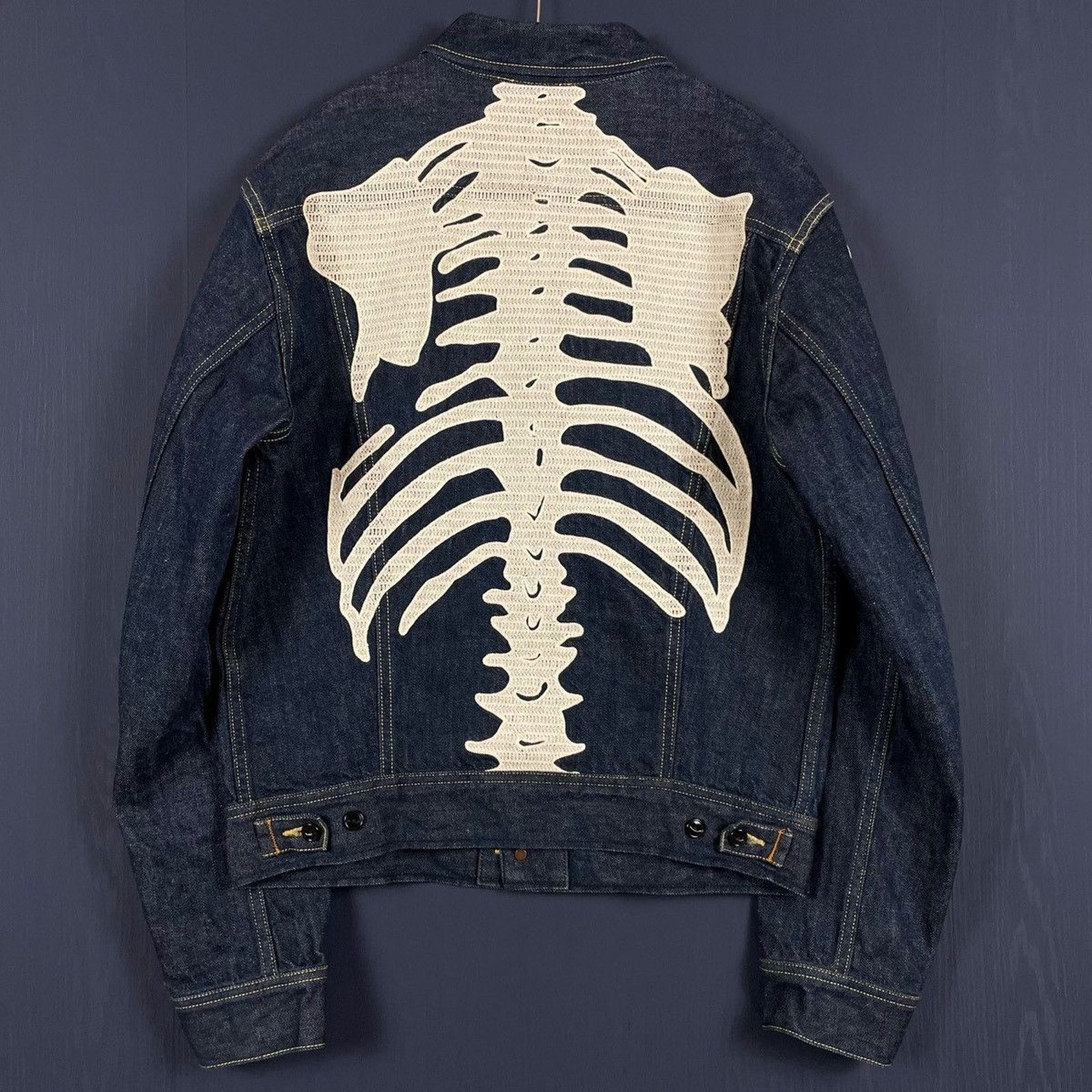 Kapital 🇯🇵KAPITAL KOUNTRY Skeleton Denim Jacket | Grailed