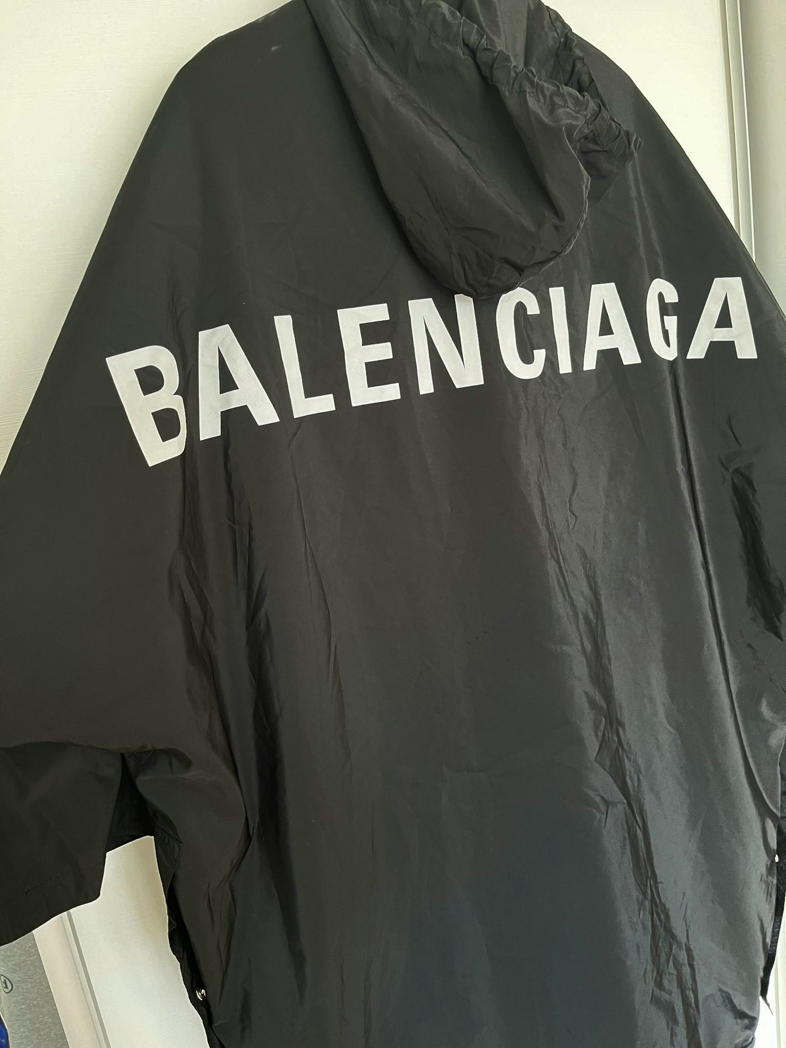 Balenciaga Balenciaga Black Opera Oversized Raincoat (FW17) | Grailed