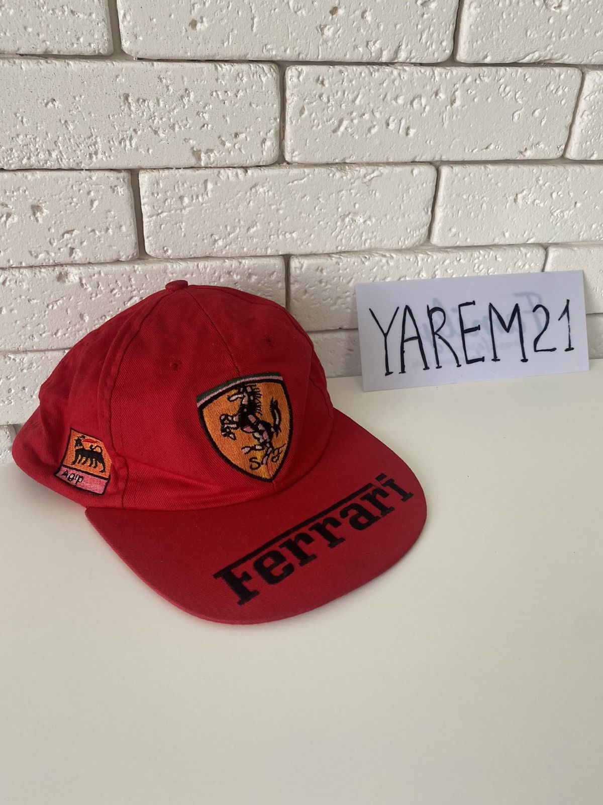 Vintage Ferrari Agip 80’s vintage cap hat | Grailed