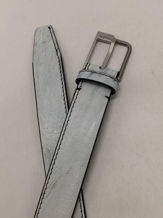 Maison Margiela Paint Leather Belt | Grailed