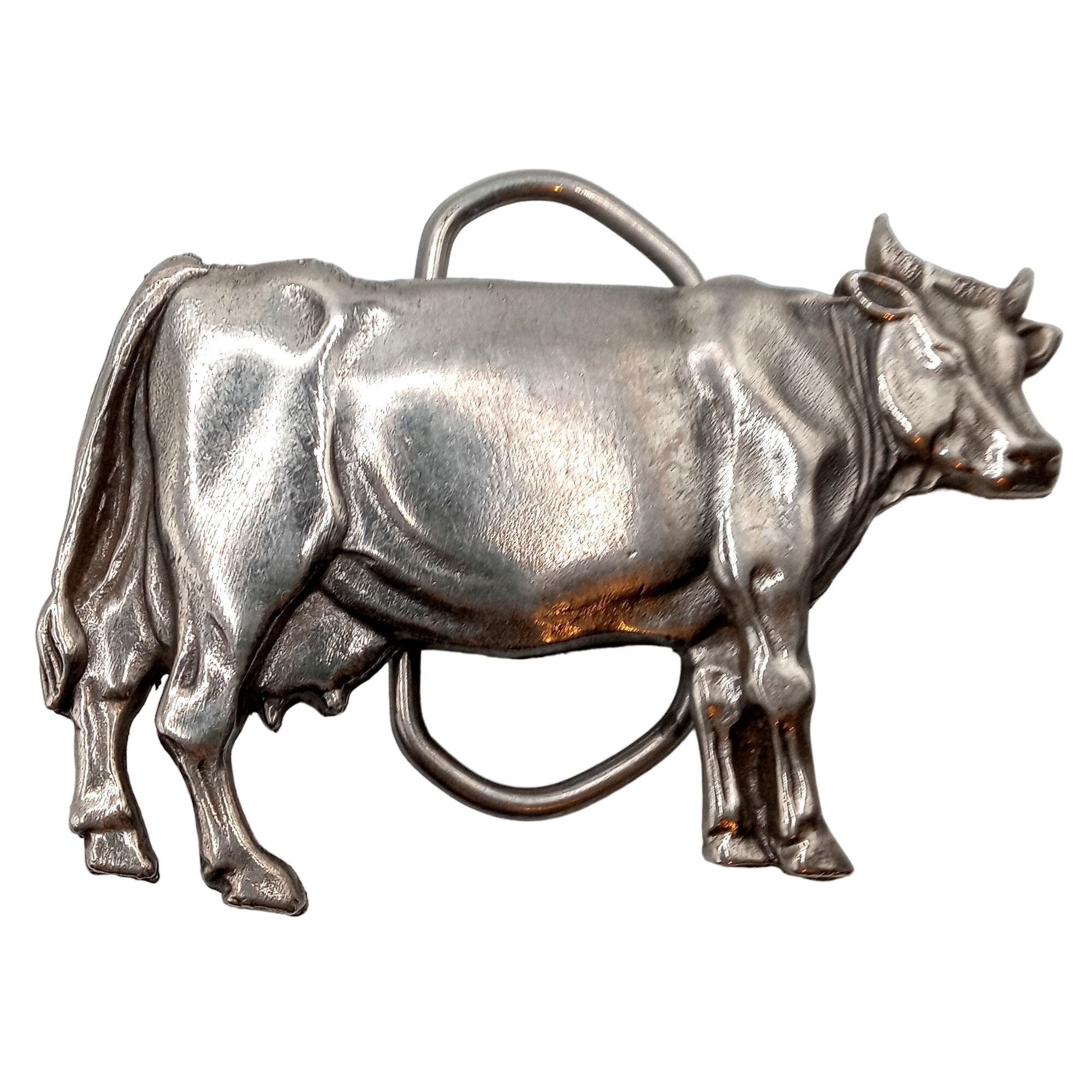 Vintage Cow Belt Buckle 1981 Country Western Cattle Rancher Ranch | Grailed