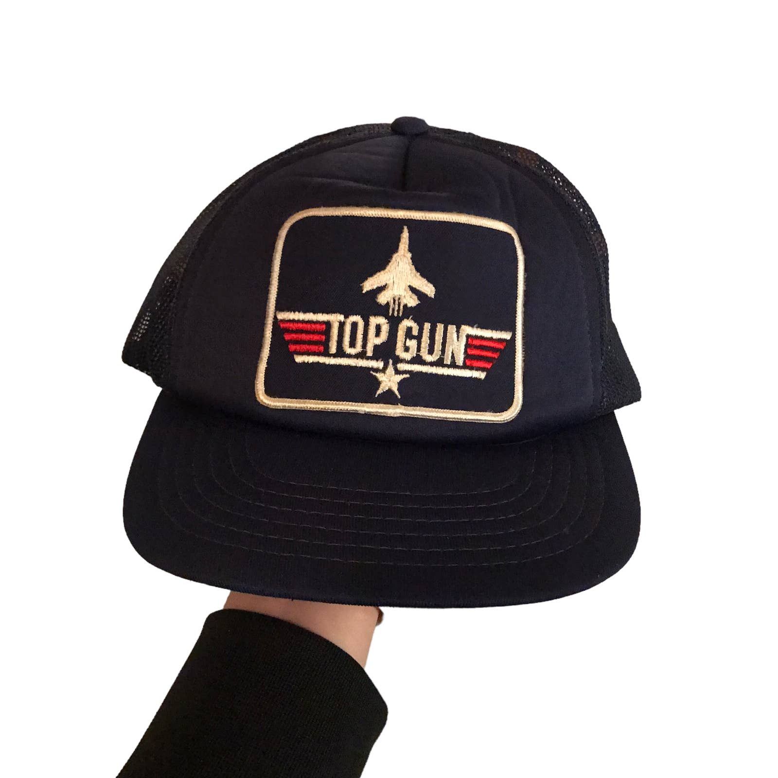 Vintage vintage 1986 top gun movie SnapBack hat | Grailed