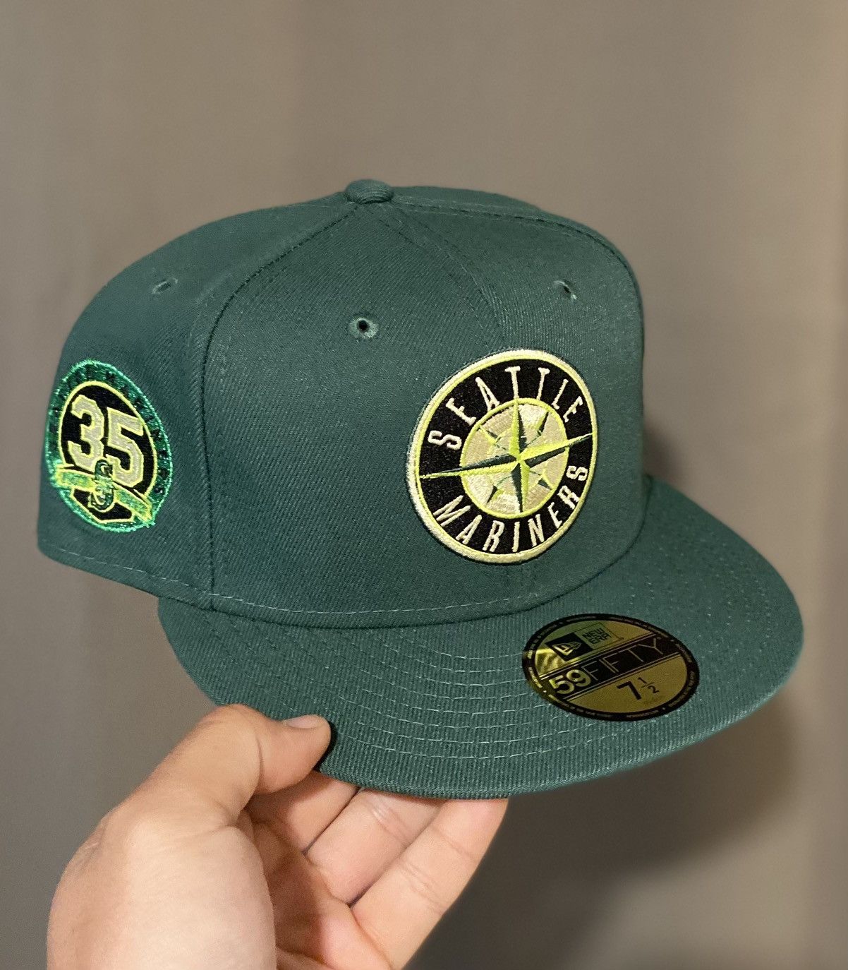 New Era Hat Club Seattle Mariners Crocodile New Era 59fifty 7 1/2 | Grailed