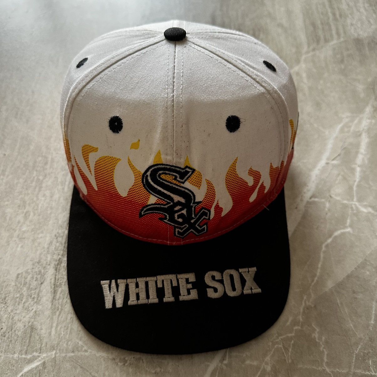 MLB × Vintage VTG WHITE SOX CHICAGO ON FIRE 90'S HAT | Grailed