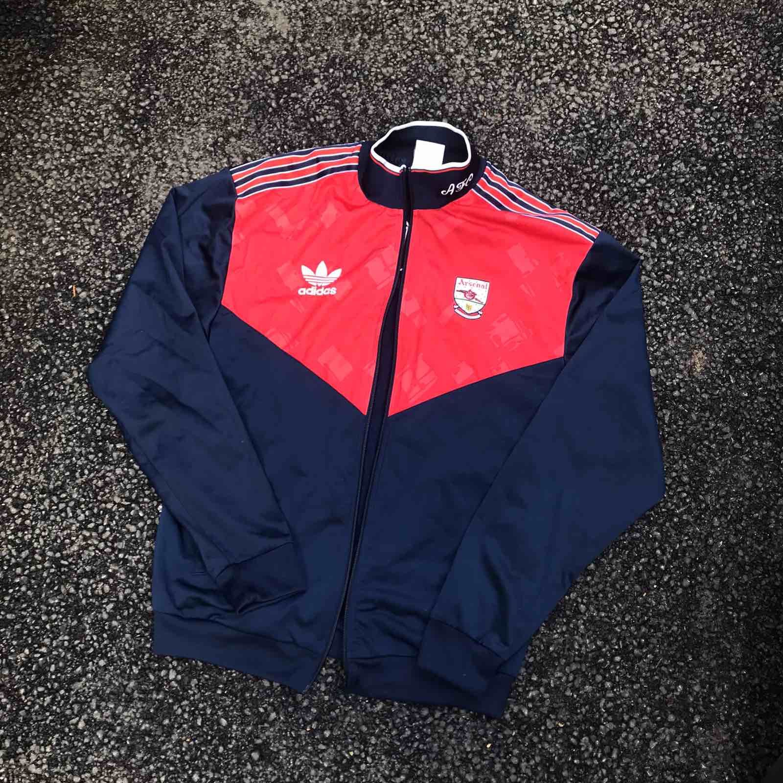 Adidas × Soccer Jersey × Vintage Vintage Adidas Arsenal Track Jacket ...