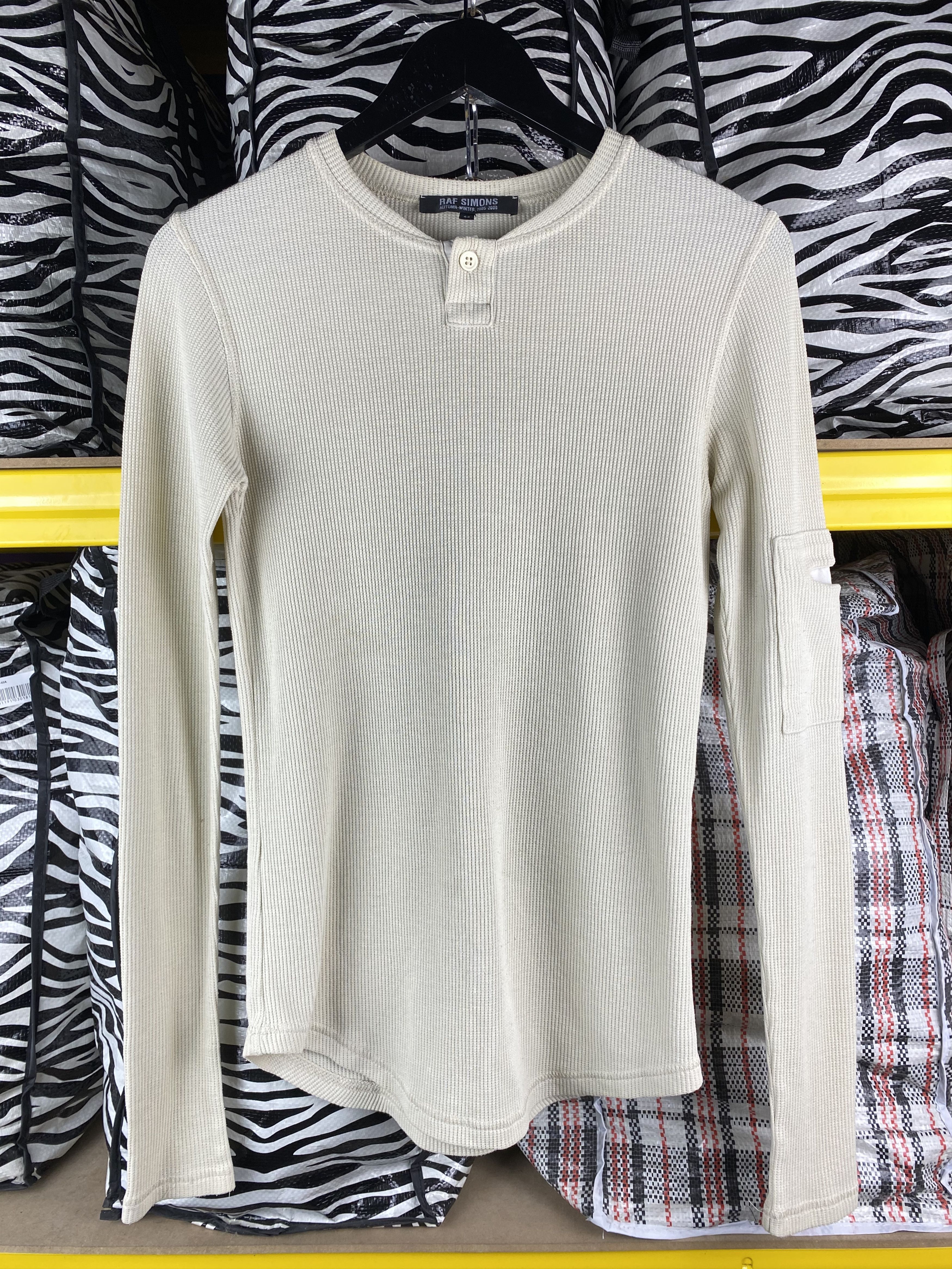 Raf Simons Raf Simons Ss0506 Henley Tshirt Grailed