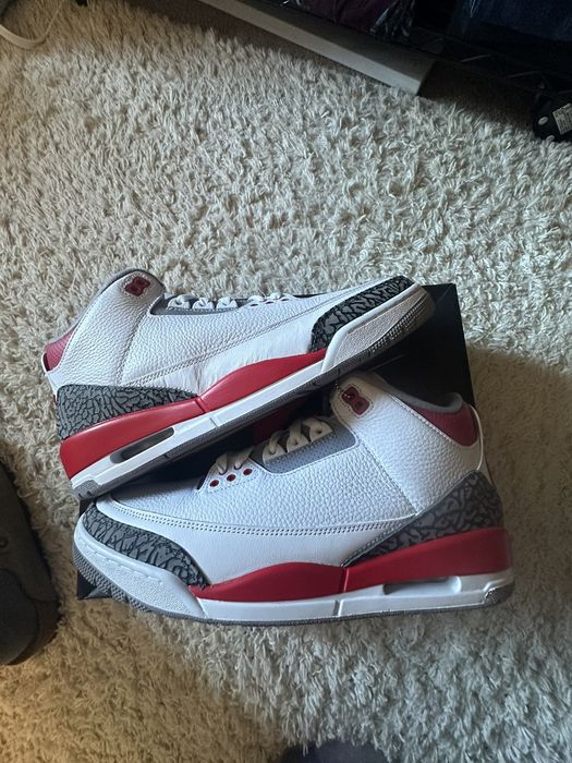 Nike Air Jordan 3 Fire Red *SOLD* | Grailed