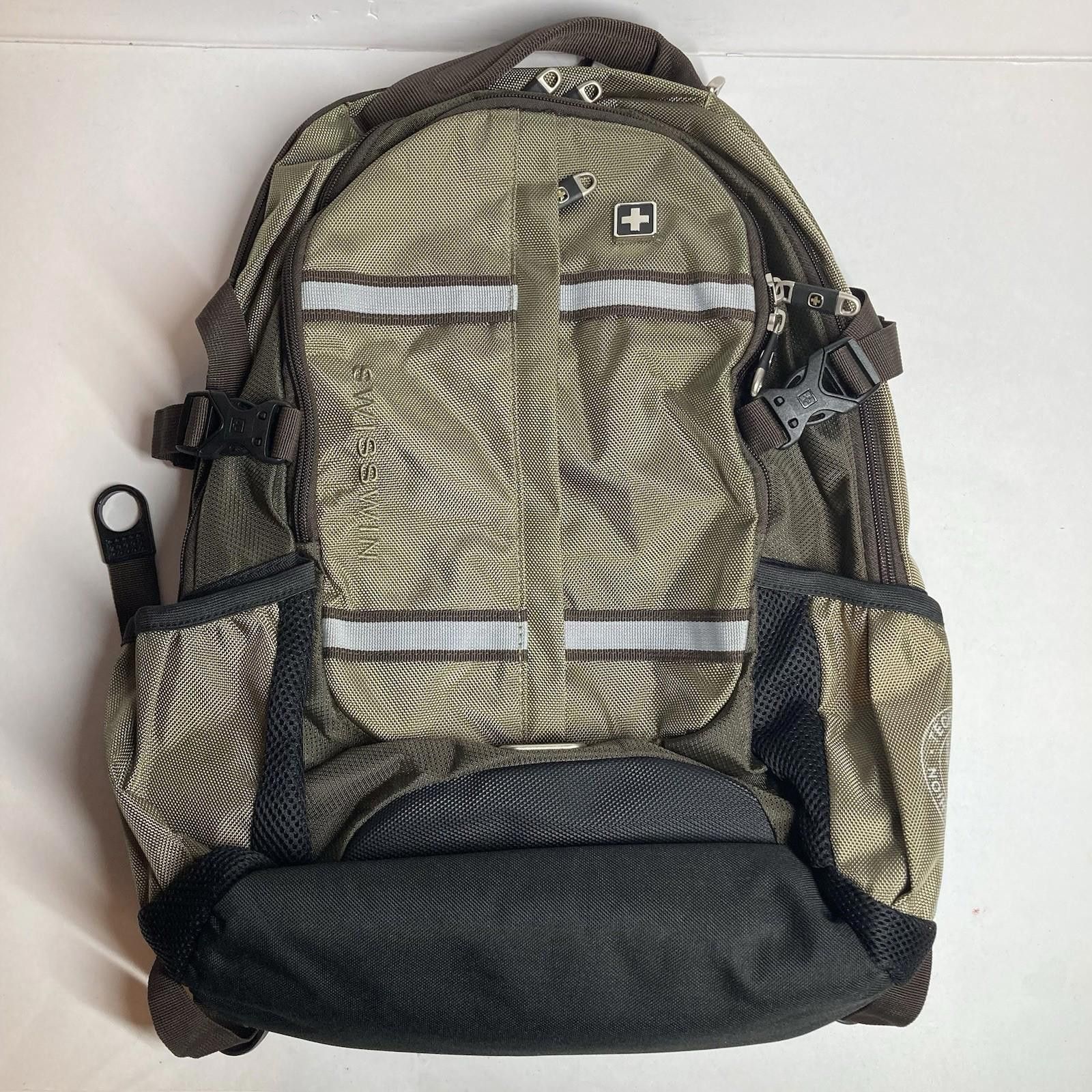 Other New Swisswin Green Air Flow System Nylon Backpack | Grailed