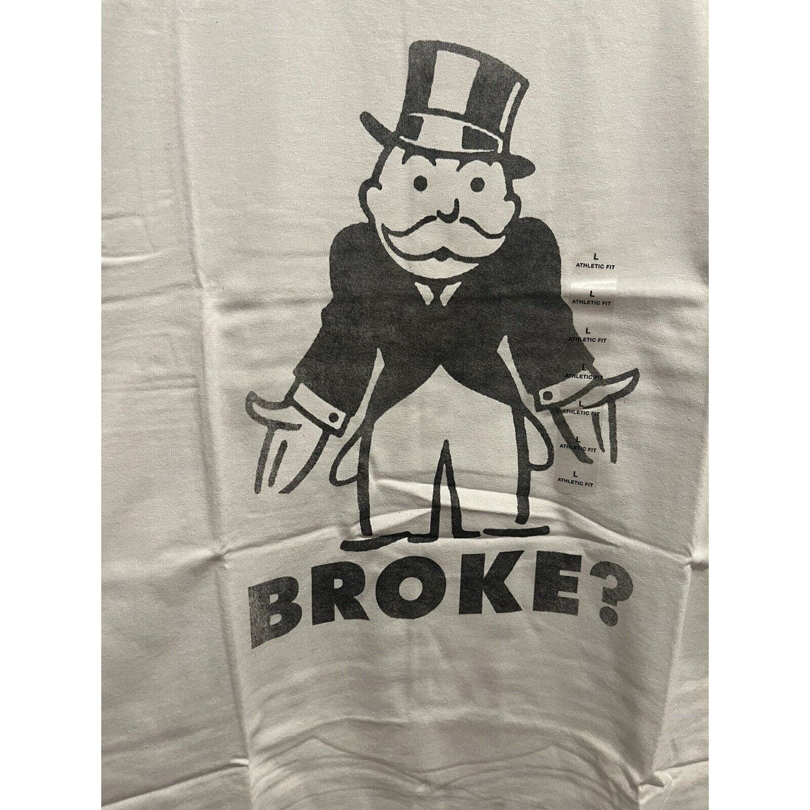 Alec Monopoly Vintage 2009 Monopoly Sad Man T Shirt White Brand New ...