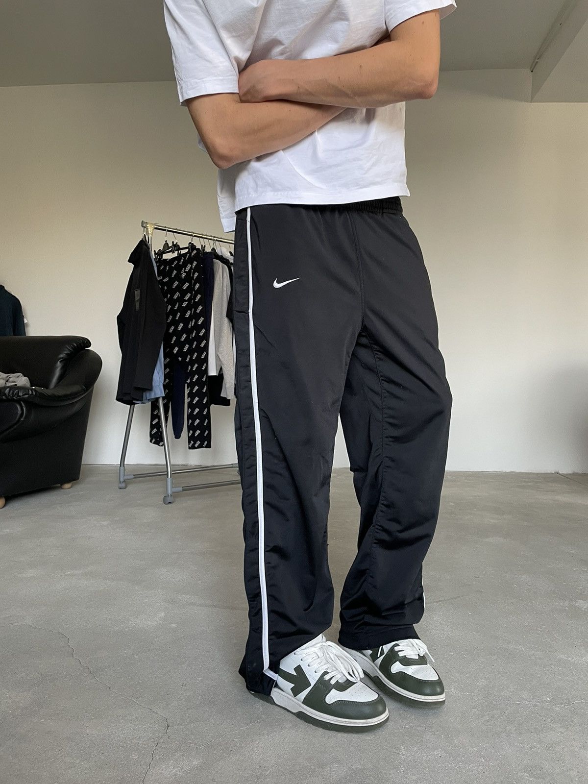 Nike × Vintage Vintage Nike Track pants buggy fit | Grailed