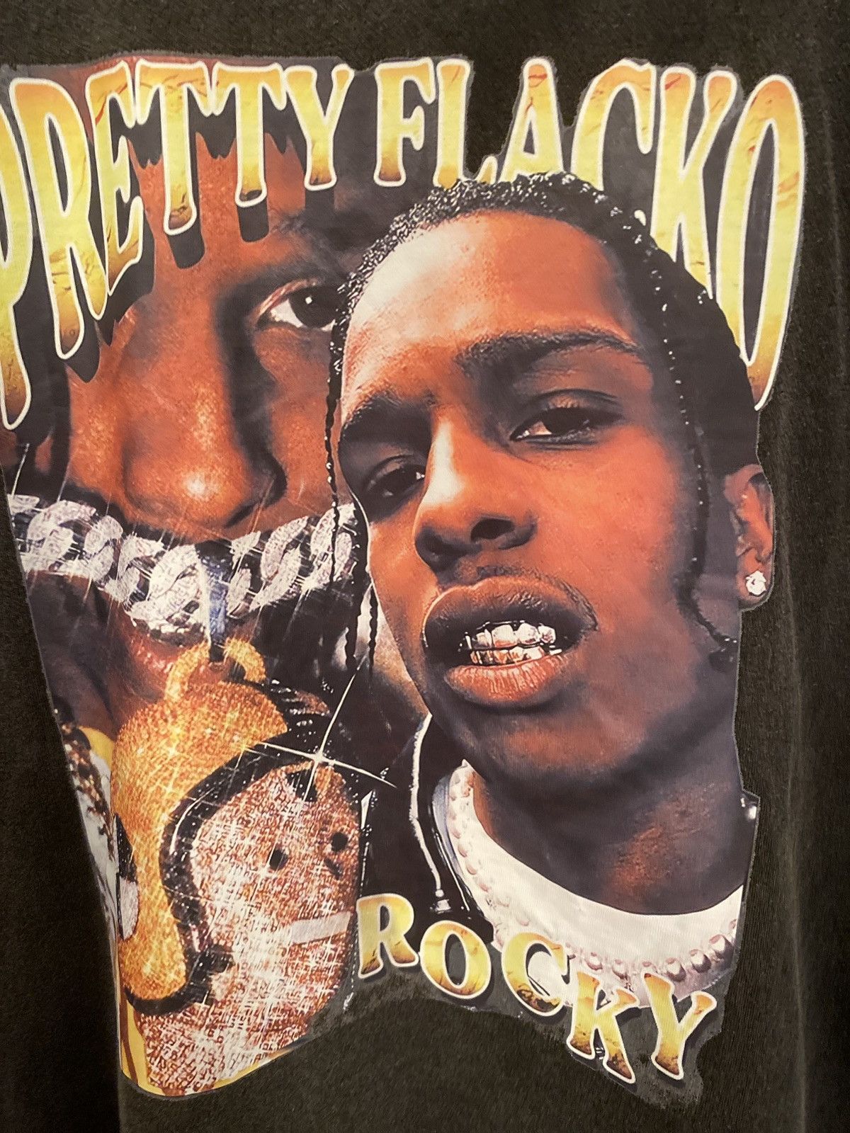 Vintage Oversized ASAP ROCKY (pretty flacko😉) WASHED Y2K TEE | Grailed