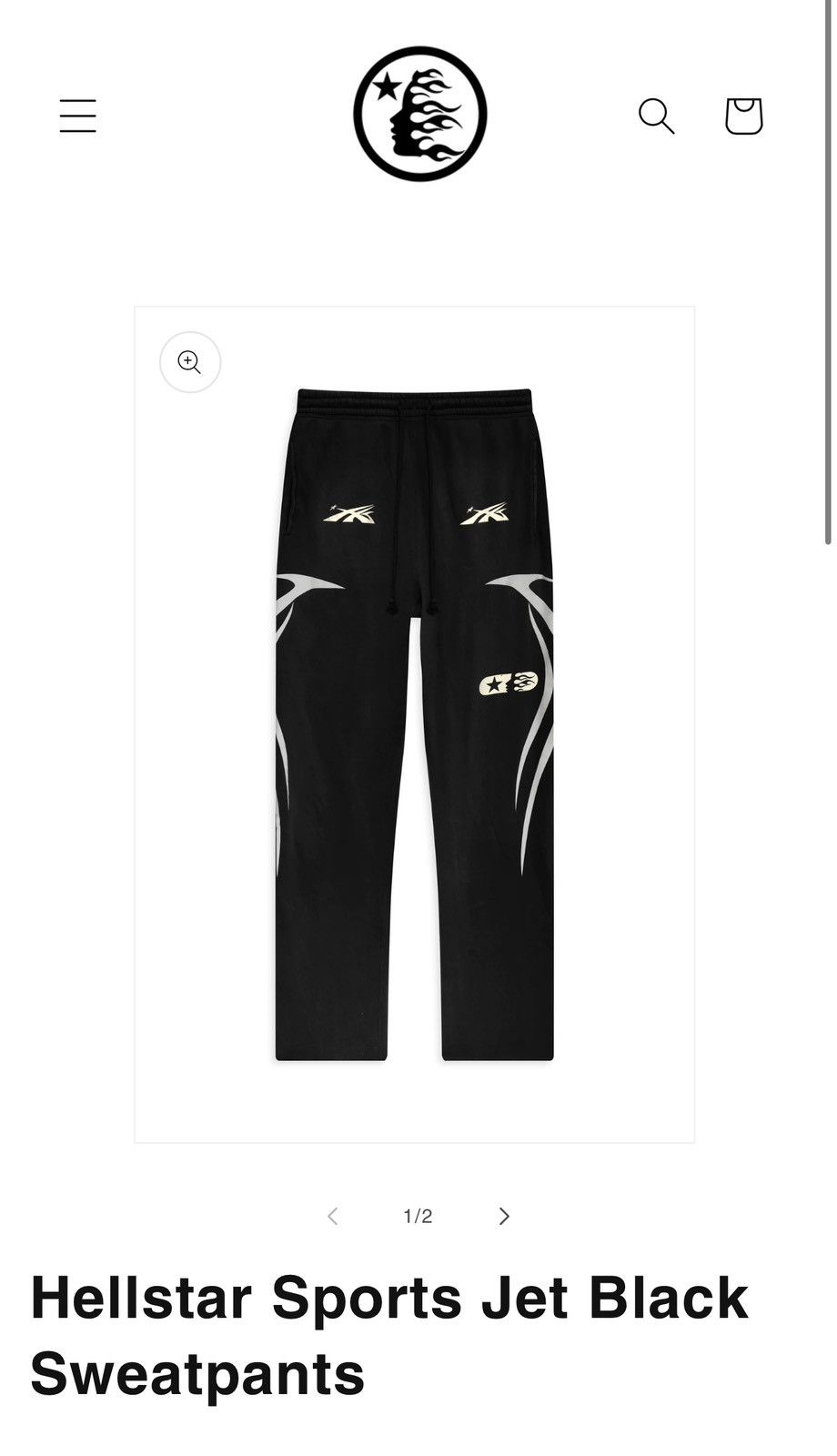 HELLSTAR Hellstar Sports Jet Black Sweatpants | Grailed