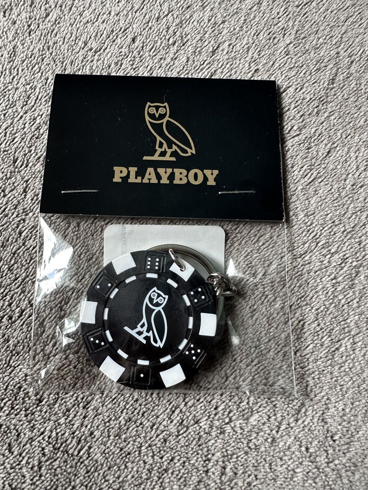 Drake × Hype × Octobers Very Own OVO x Playboy Poker Chip Keychain ...