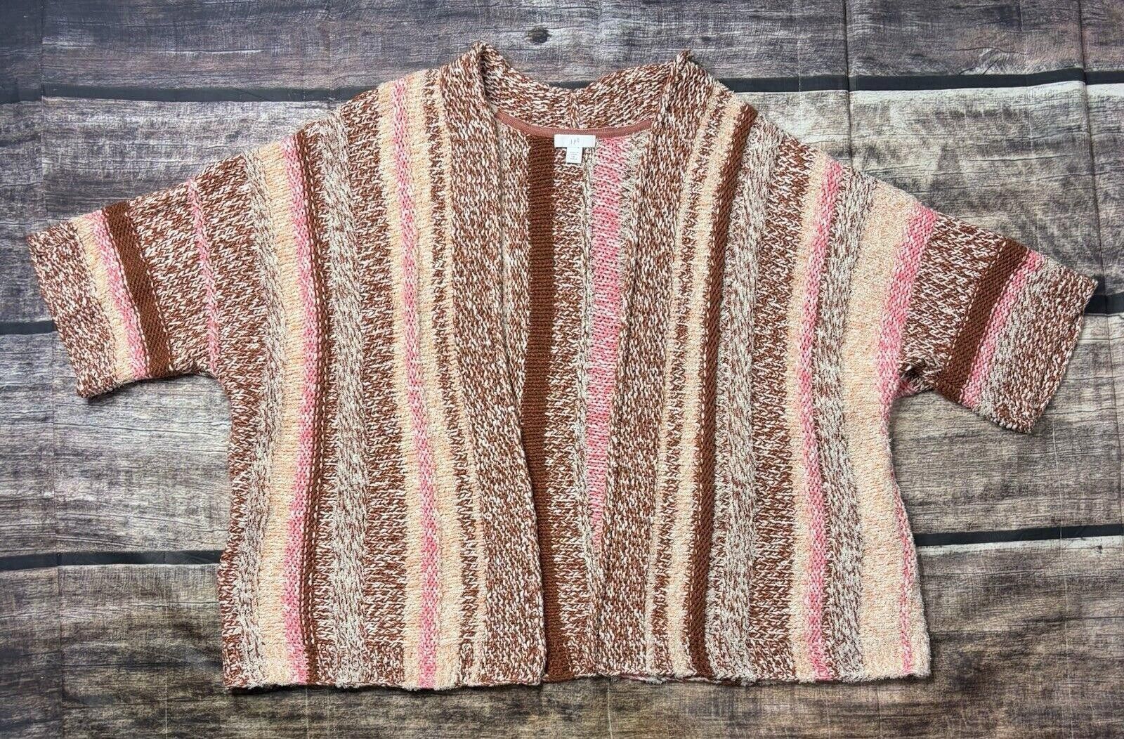 J. Jill J Jill Cardigan Sweater Women's XL Petite Open Chunky Knit ...