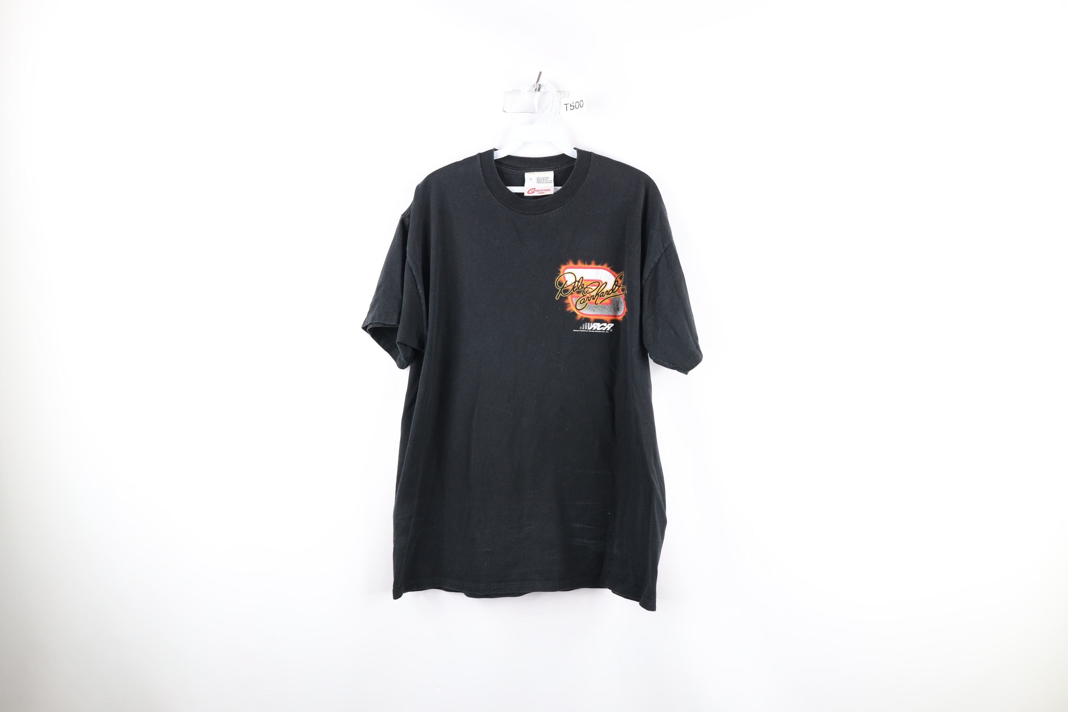 Vintage Vintage 90s NASCAR Spell Dale Earnhardt Racing T-Shirt Black | Grailed