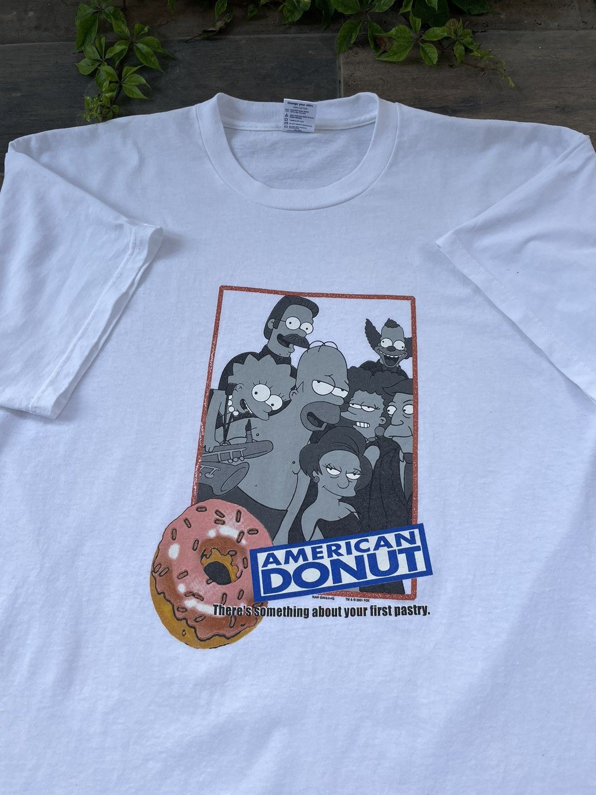 Movie × The Simpsons × Vintage 2001 The Simpsons American Donut FOX ...