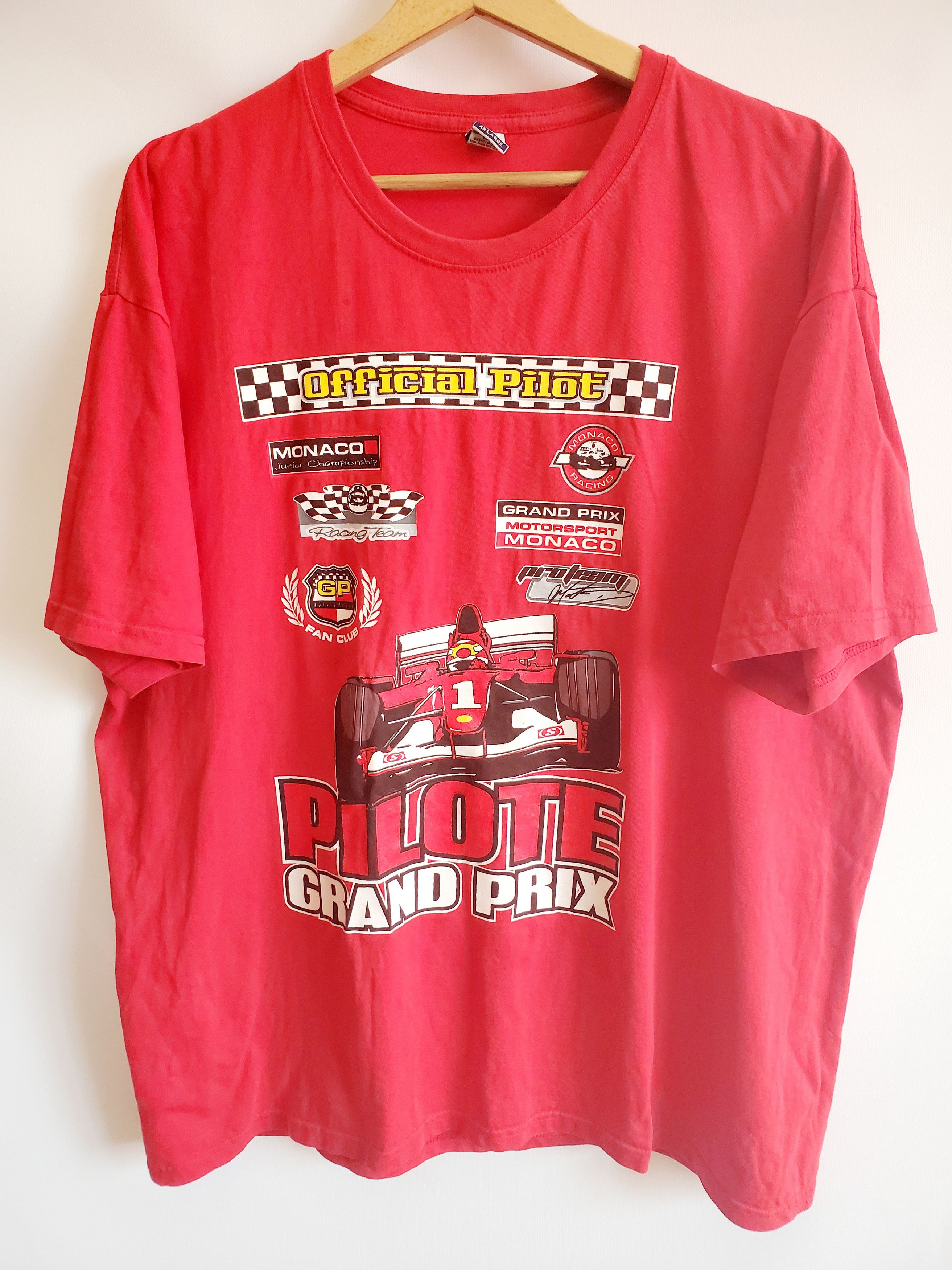 Formula 1 × Vintage VINTAGE MONACO PILOTE GRAND PRIX FORMULA-1 TEE ...