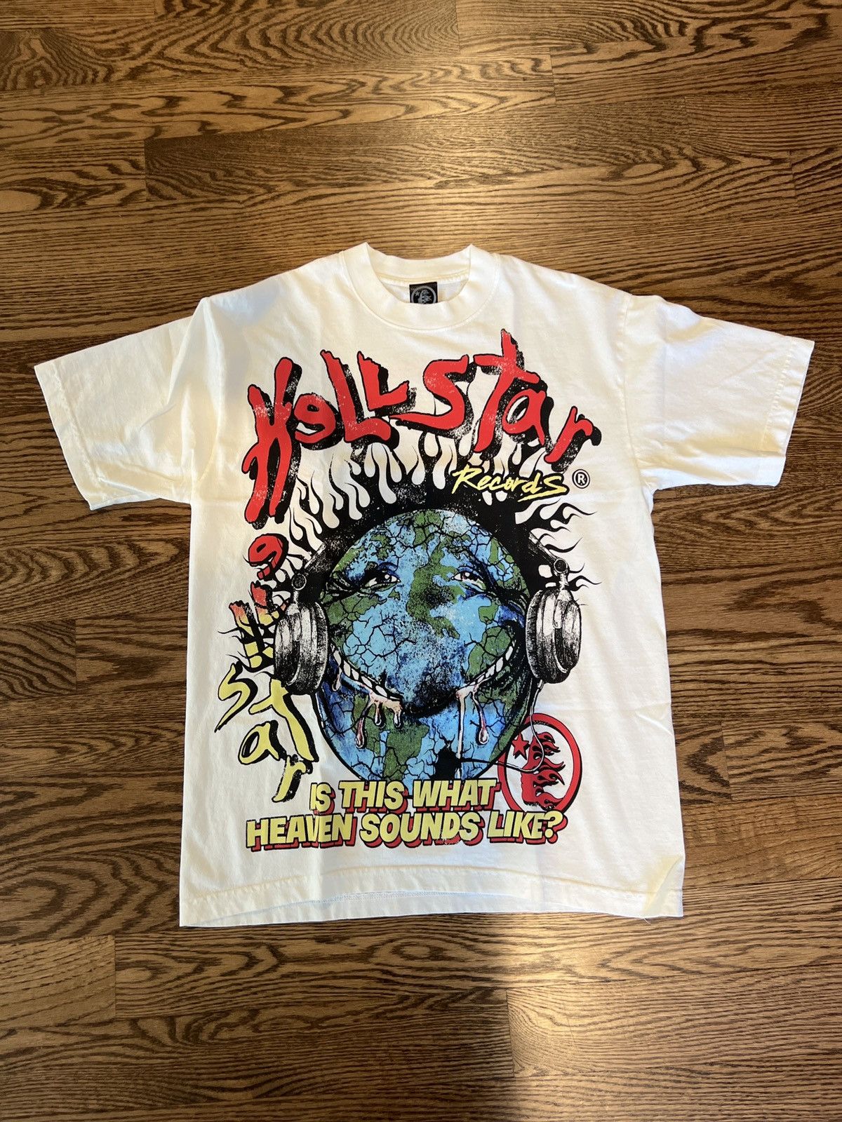HELLSTAR HELLSTAR - “HEAVEN ON EARTH” TSHIRT - SIZE MEDIUM | Grailed