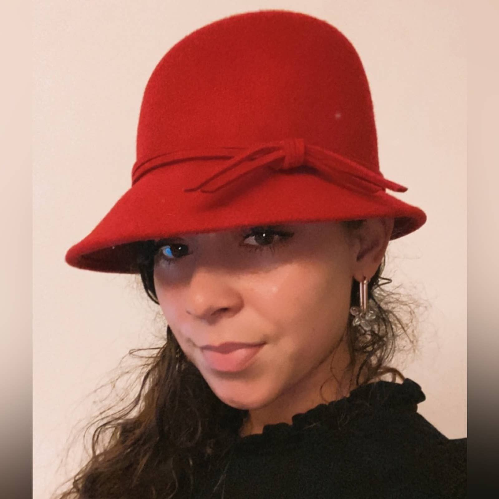 Croft & Barrow Croft & Barrow Wool Cloche Hat in Red | Grailed