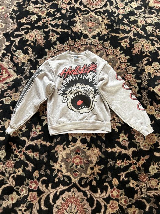 HELLSTAR HELLSTAR STUDIOS RECORDS CREWNECK | Grailed