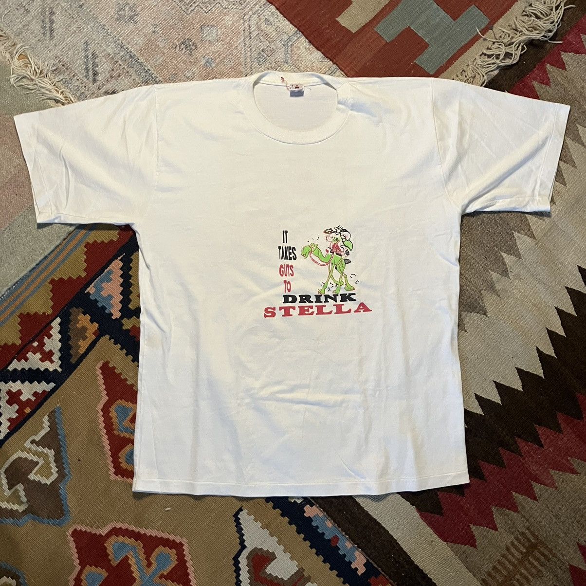 Vintage Vintage 1980s Camel Cigarettes/Stella Bootleg Parody T-Shirt ...
